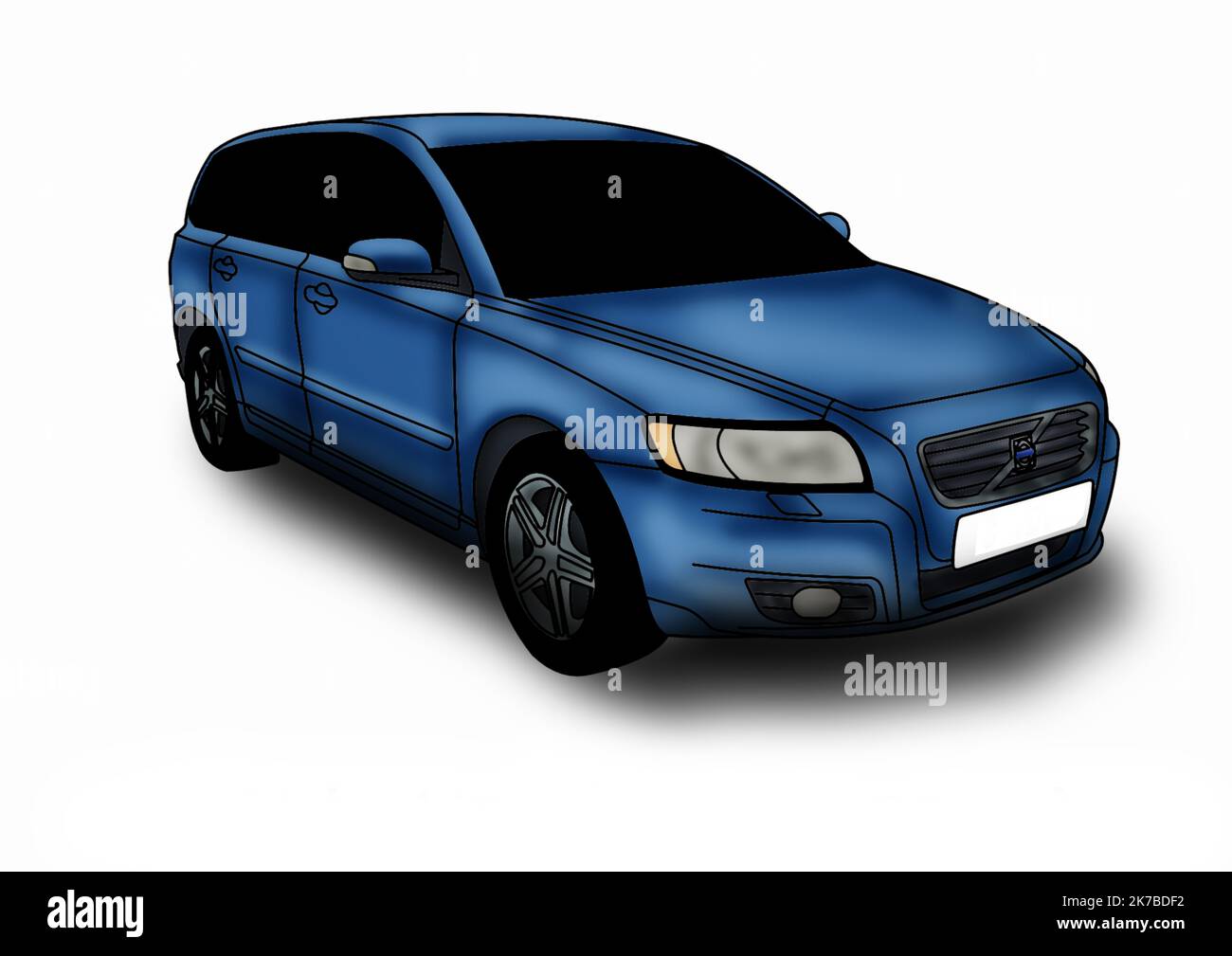 Blauer volvo hi-res stock photography and images - Alamy