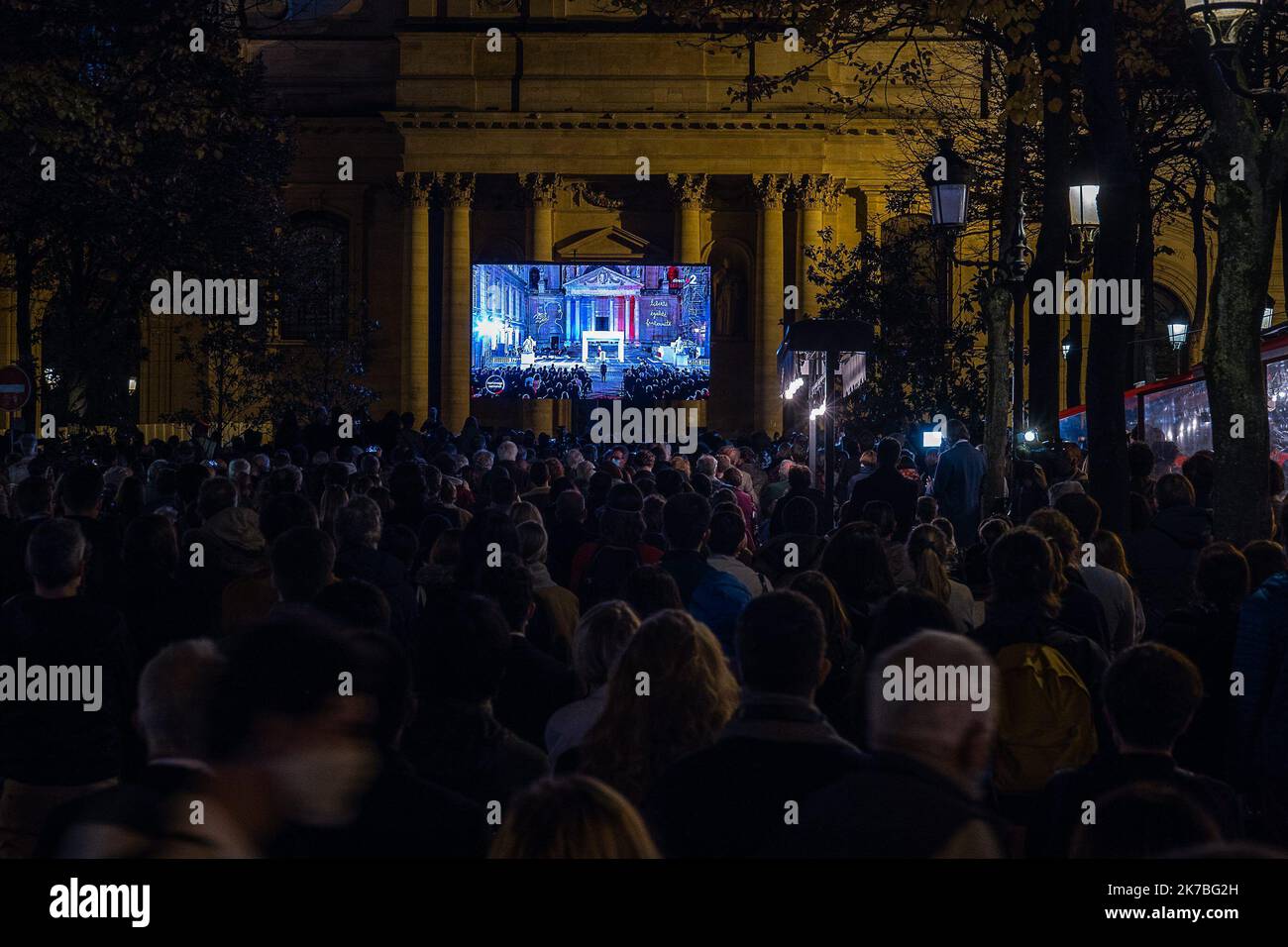 2020 10 21 Paris @ Jean pierre N'Guyen/Maxppp Hommage national place de ...