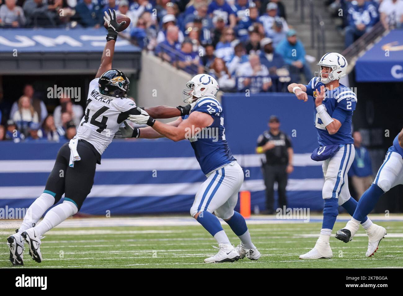 Indianapolis, Indiana, USA. 16th Oct, 2022. Jacksonville Jaguars ...