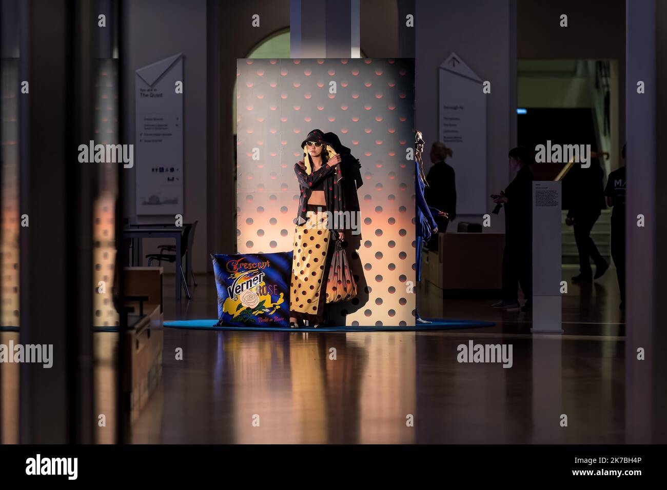 Melbourne, Australia, 10 October, 2022. A model dressed in a design by ...