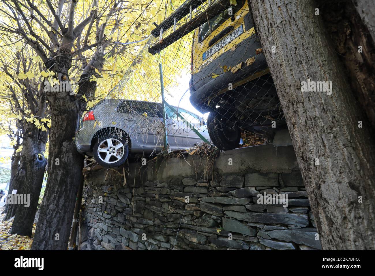 ©PHOTOPQR/NICE MATIN/Eric Ottino ; Nice ; 27/10/2020 ; Suite tempête Alex haute Roya - Tende St ...