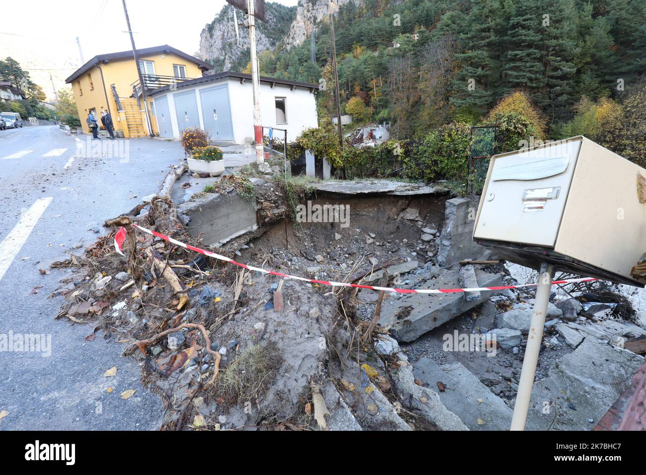 ©PHOTOPQR/NICE MATIN/Eric Ottino ; Nice ; 27/10/2020 ; Suite tempête ...