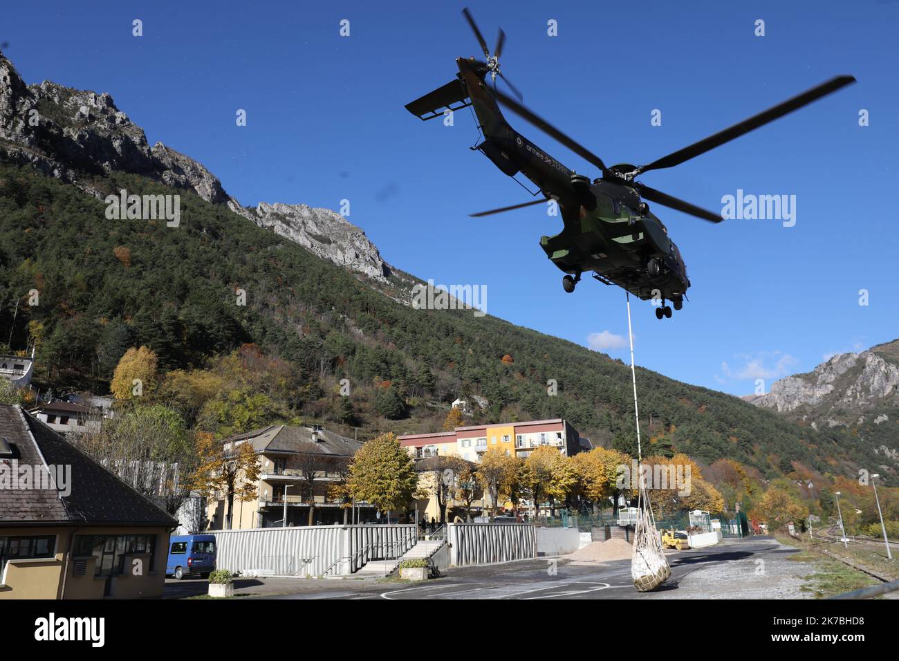 ©PHOTOPQR/NICE MATIN/Eric Ottino ; Nice ; 27/10/2020 ; Suite tempête ...