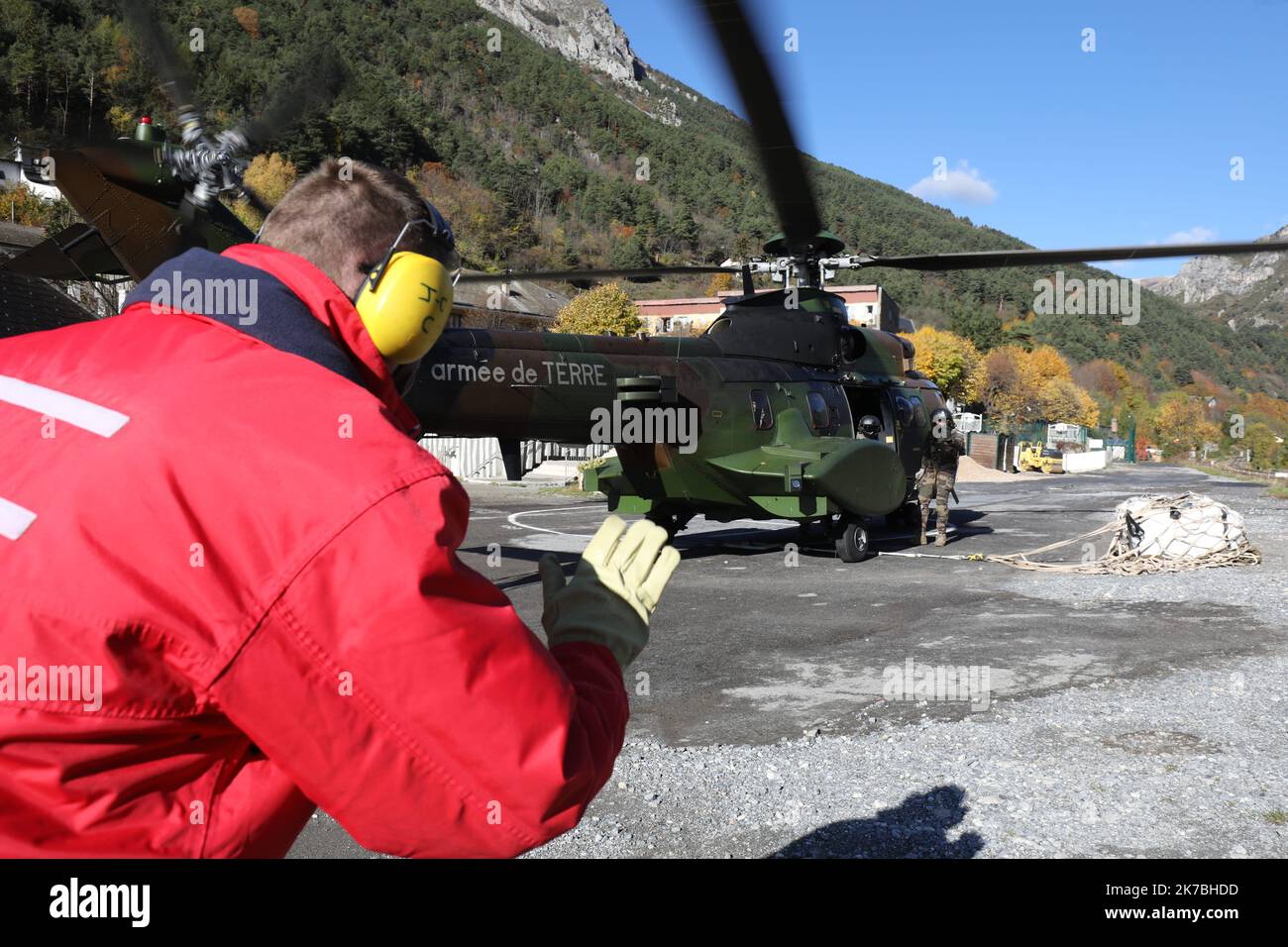 ©PHOTOPQR/NICE MATIN/Eric Ottino ; Nice ; 27/10/2020 ; Suite tempête Alex haute Roya - Tende St ...