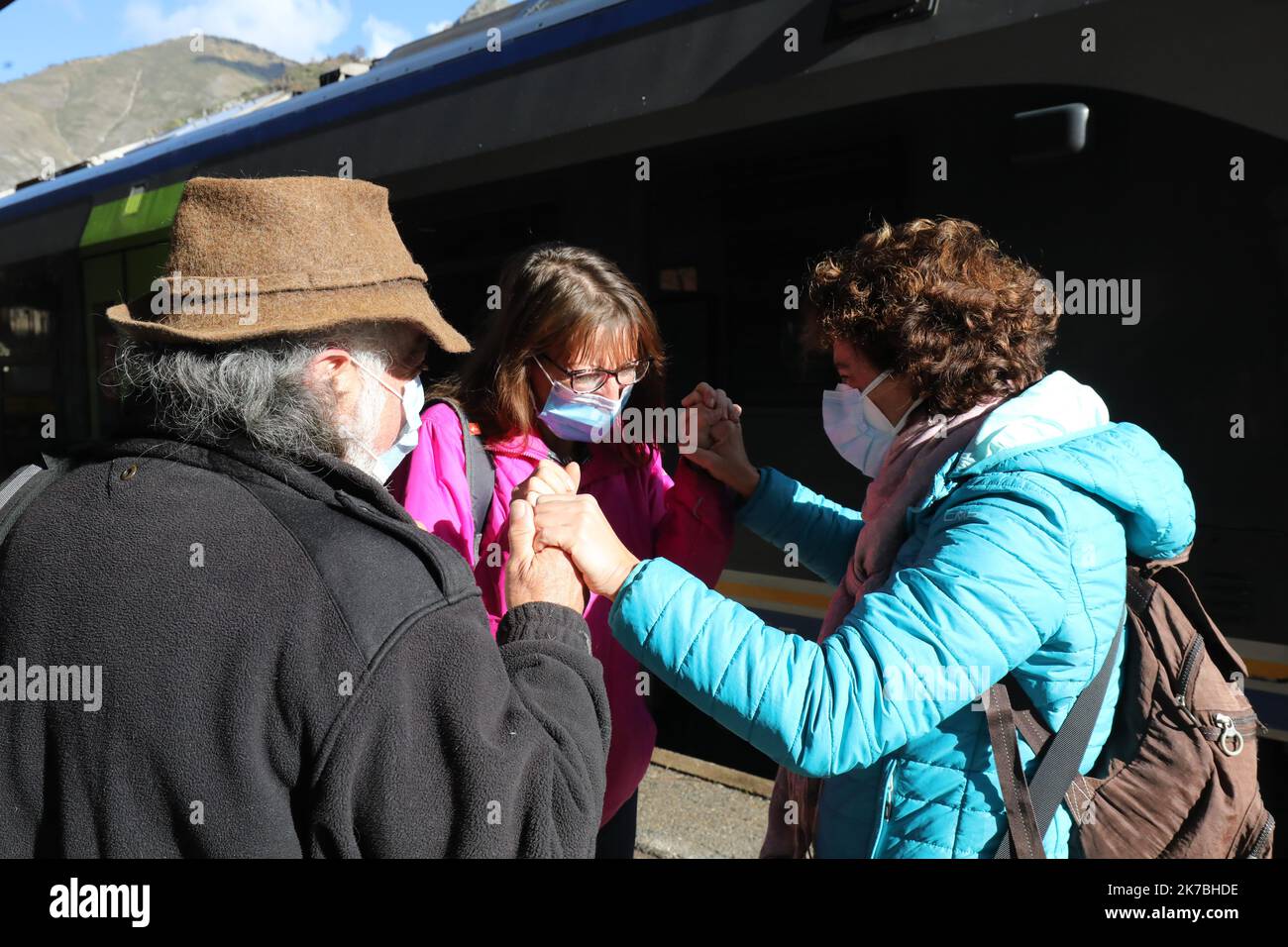 ©PHOTOPQR/NICE MATIN/Eric Ottino ; Nice ; 27/10/2020 ; Suite tempête Alex haute Roya - Tende St ...