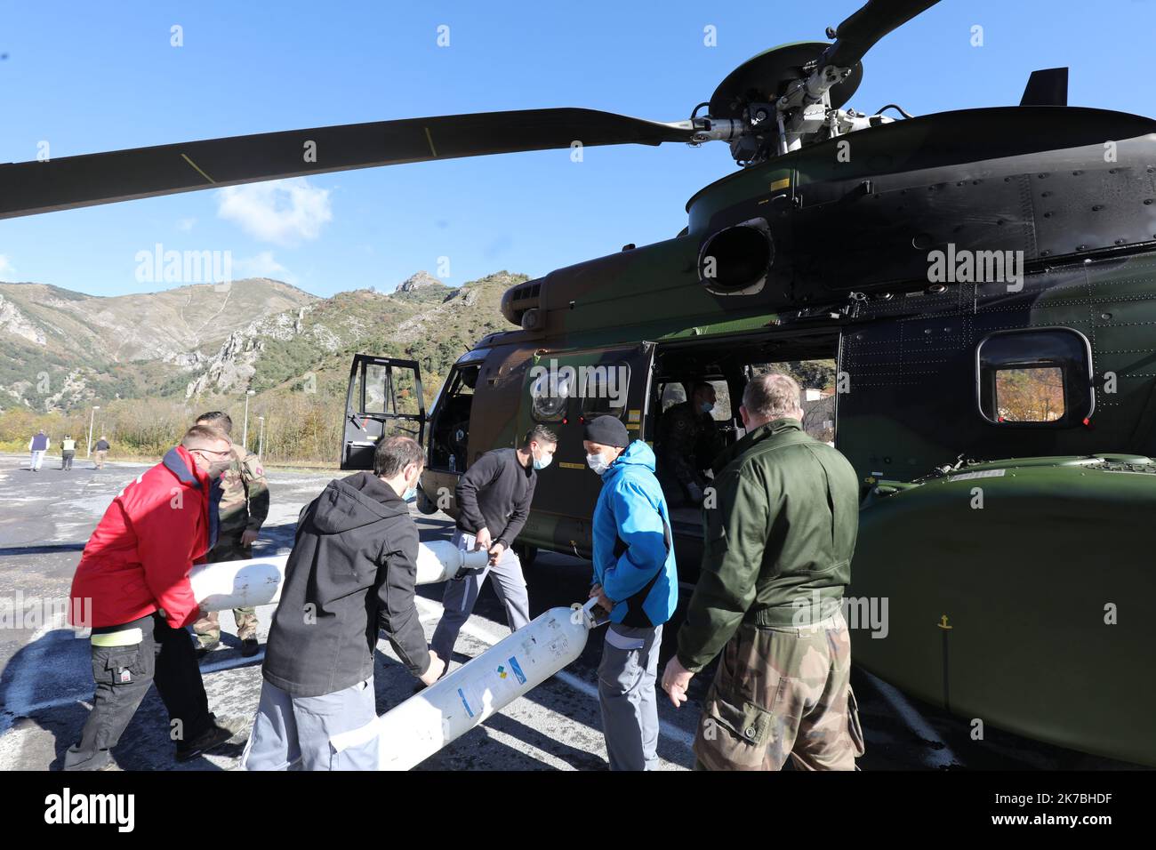 ©PHOTOPQR/NICE MATIN/Eric Ottino ; Nice ; 27/10/2020 ; Suite tempête ...