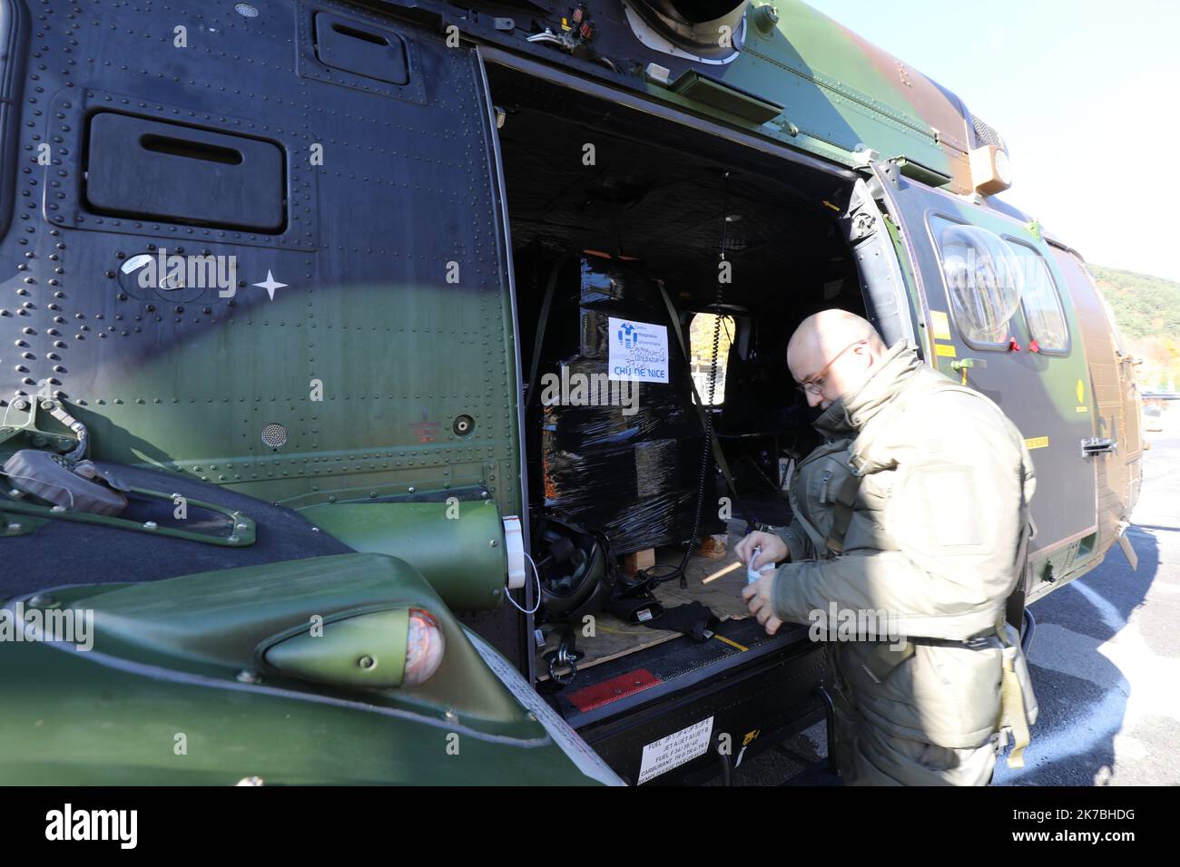 ©PHOTOPQR/NICE MATIN/Eric Ottino ; Nice ; 27/10/2020 ; Suite tempête ...