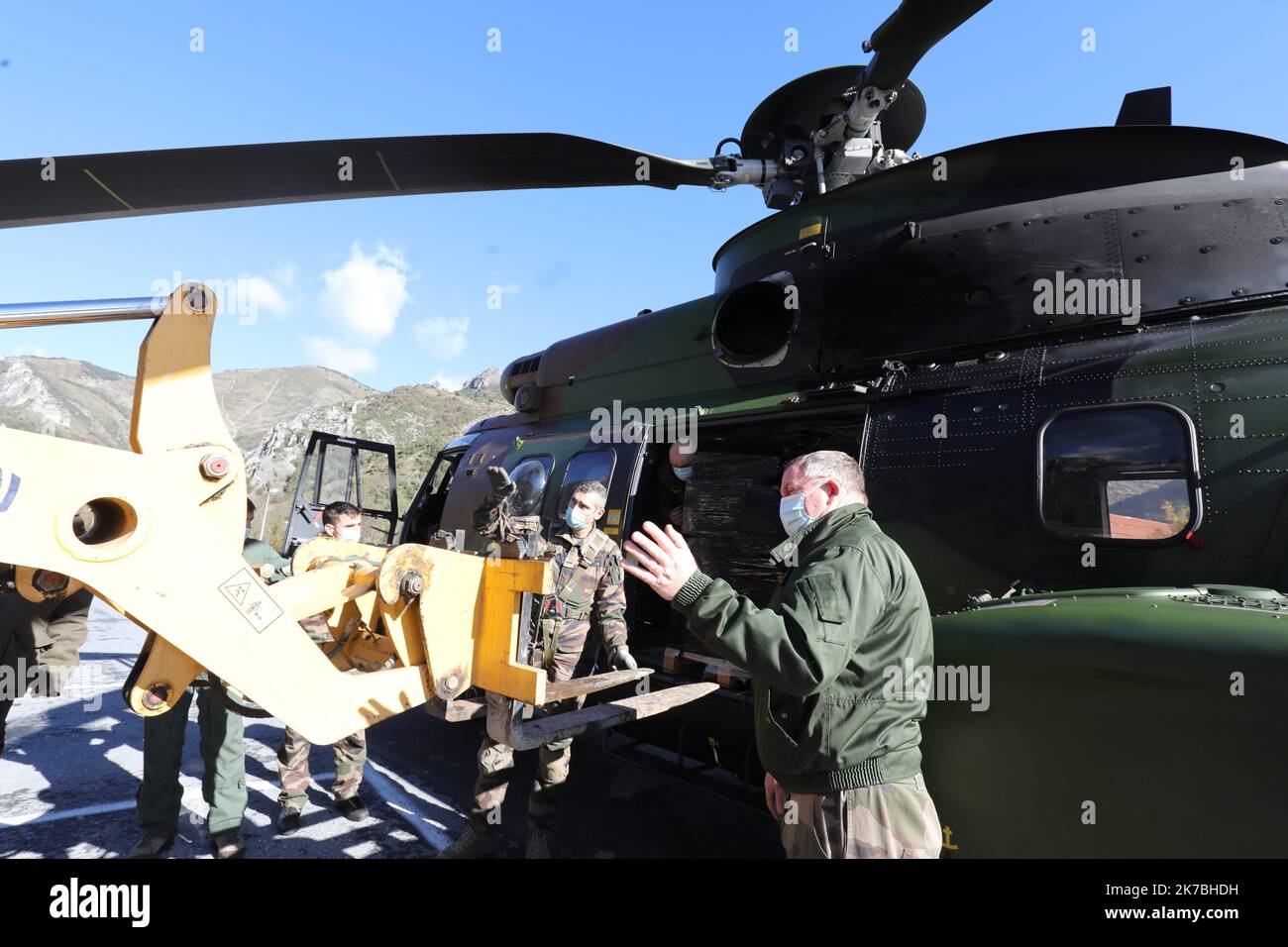 ©PHOTOPQR/NICE MATIN/Eric Ottino ; Nice ; 27/10/2020 ; Suite tempête Alex haute Roya - Tende St ...