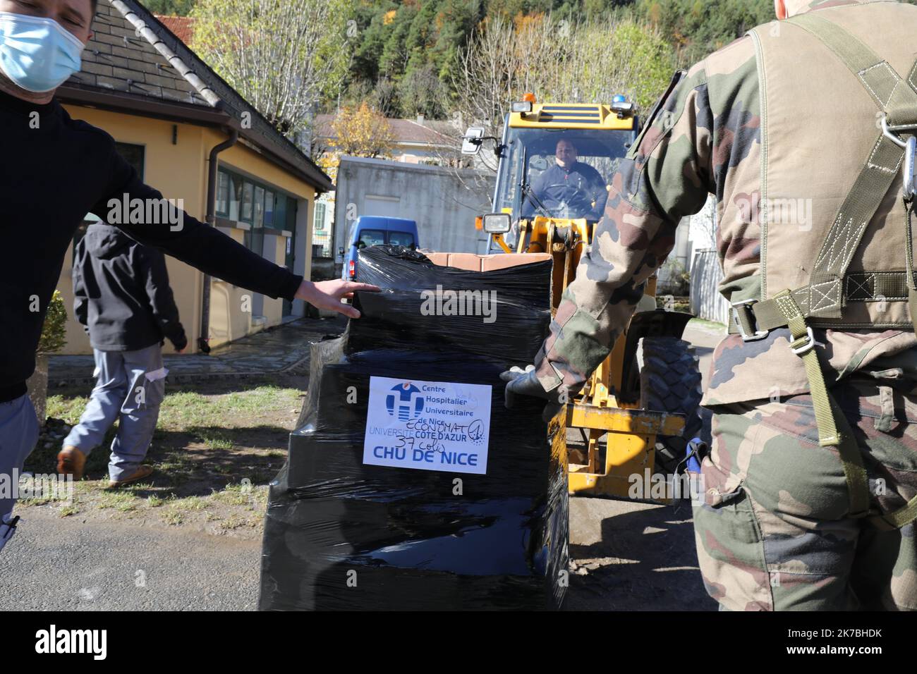 ©PHOTOPQR/NICE MATIN/Eric Ottino ; Nice ; 27/10/2020 ; Suite tempête ...