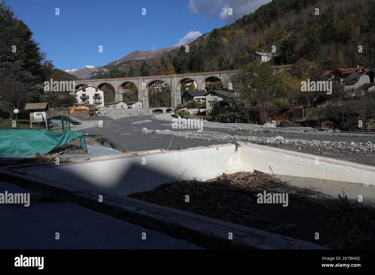 ©PHOTOPQR/NICE MATIN/Eric Ottino ; Nice ; 27/10/2020 ; Suite tempête ...