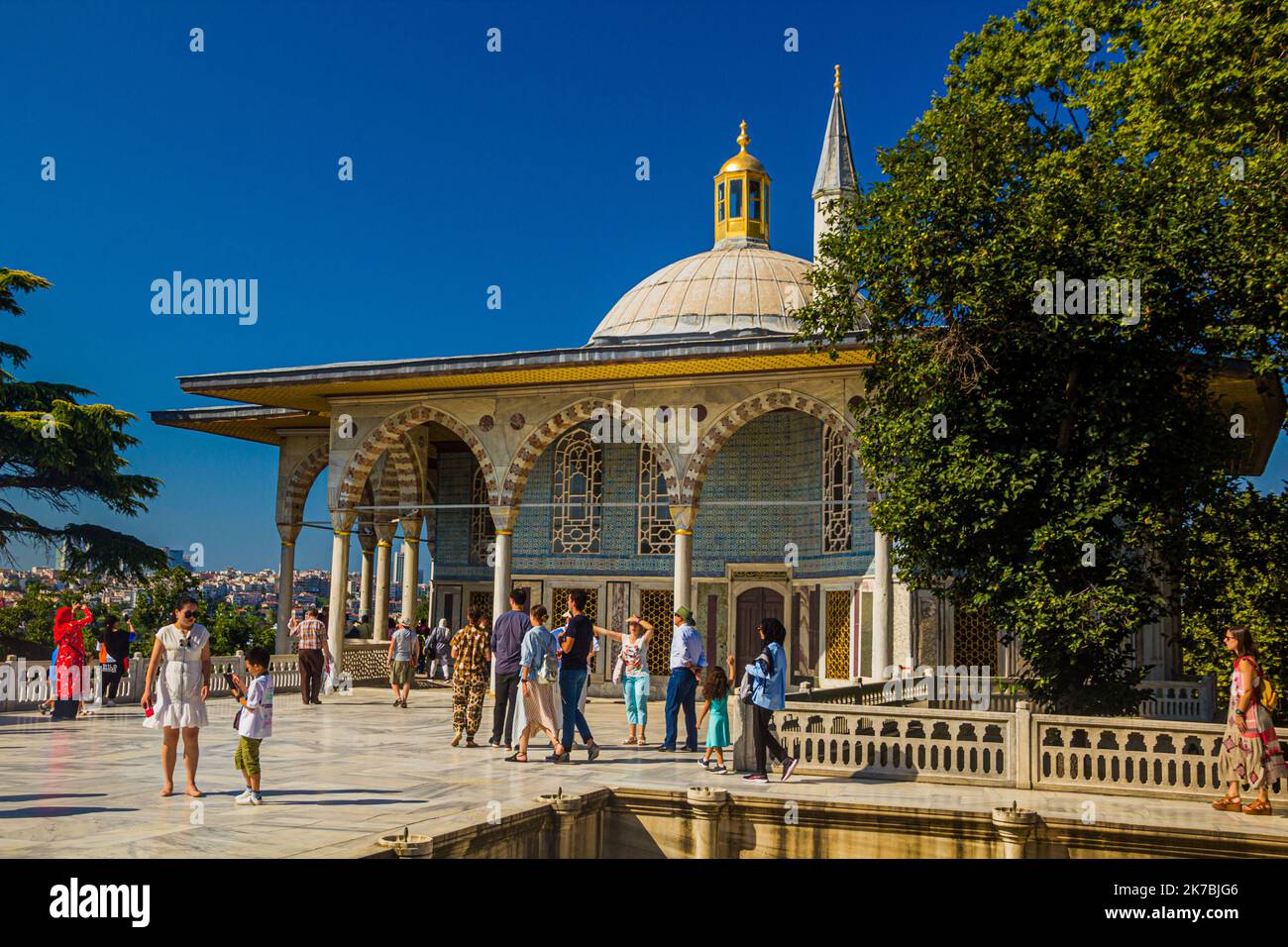 ISTANBUL, TURKEY - JULY 22, 2019: Baghdad Kiosk at Topkapi Palace in ...
