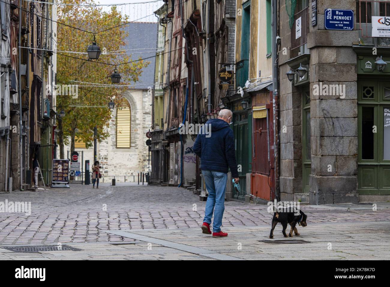 ©PHOTOPQR/OUEST FRANCE/Philippe RENAULT ; Rennes ; 30/10/2020 ; 1er ...