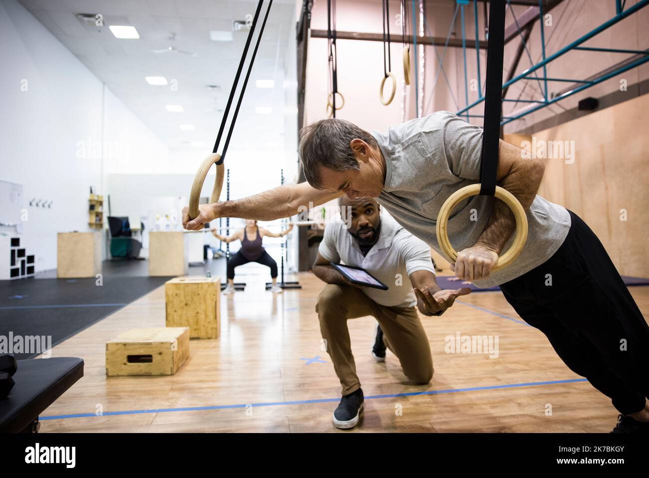 Helping client hi-res stock photography and images - Alamy