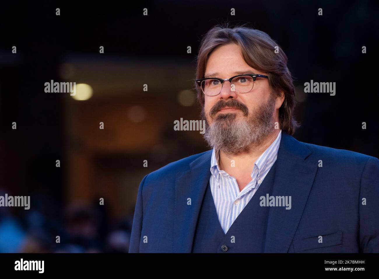 Rome, Italy, October 17, 2022 - Giuseppe Battiston attends at red ...