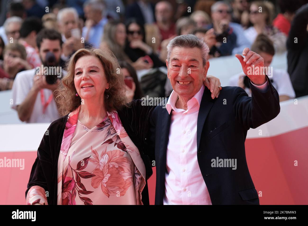 Rome, Italy. 16th Oct, 2022. Stefania Sandrelli and Giorgio Morra for ...