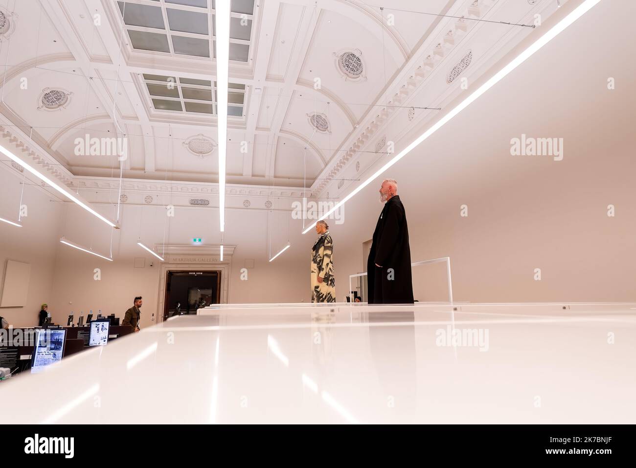 Melbourne, Australia, 10 October, 2022. Models dressed in designs by ...