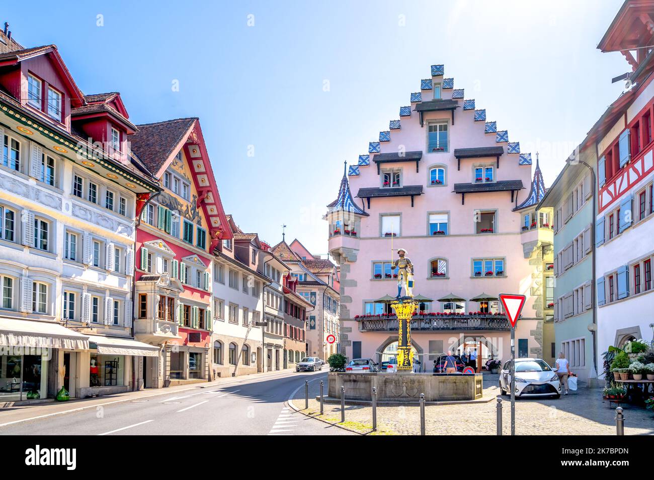 Historical city of Zug, Switzerland Stock Photo - Alamy