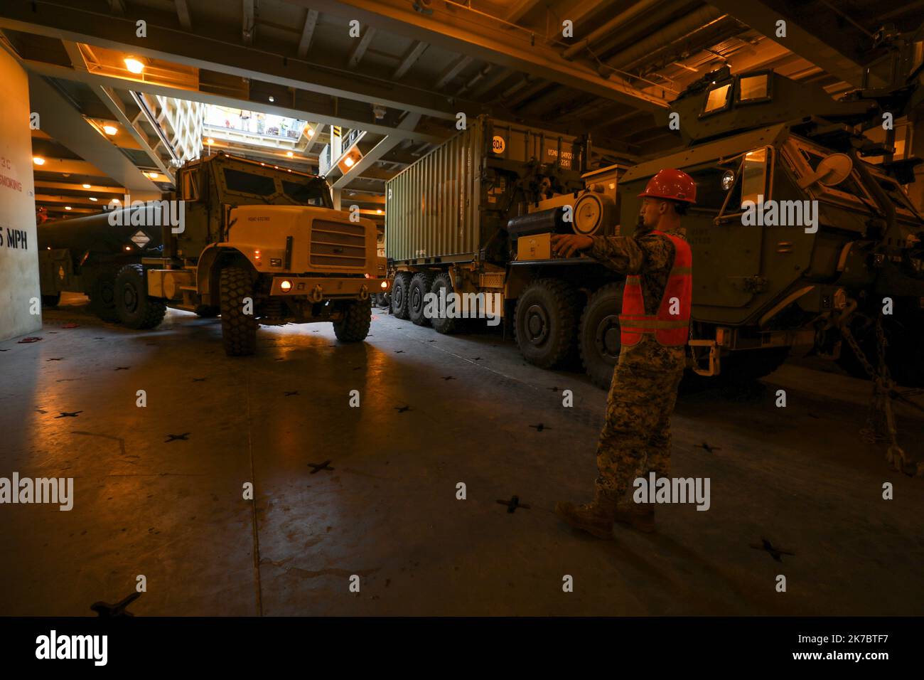 U.S. Marine Corps Lance Cpl. Joseph Trotta, a motor transport operator ...