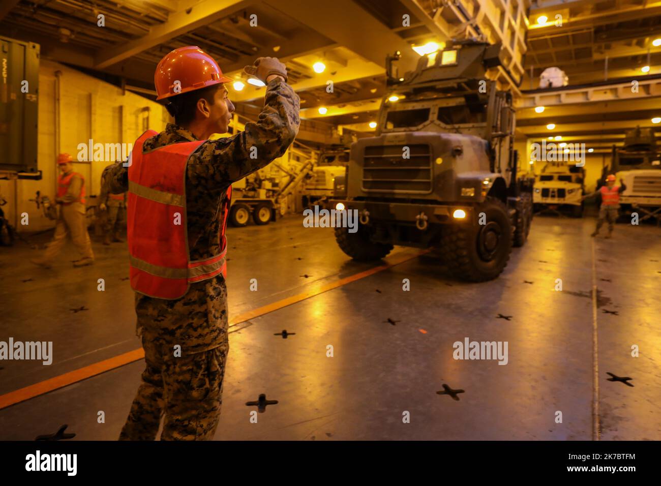 U.S. Marine Corps Lance Cpl. Brandon Nunez, a motor transportation ...
