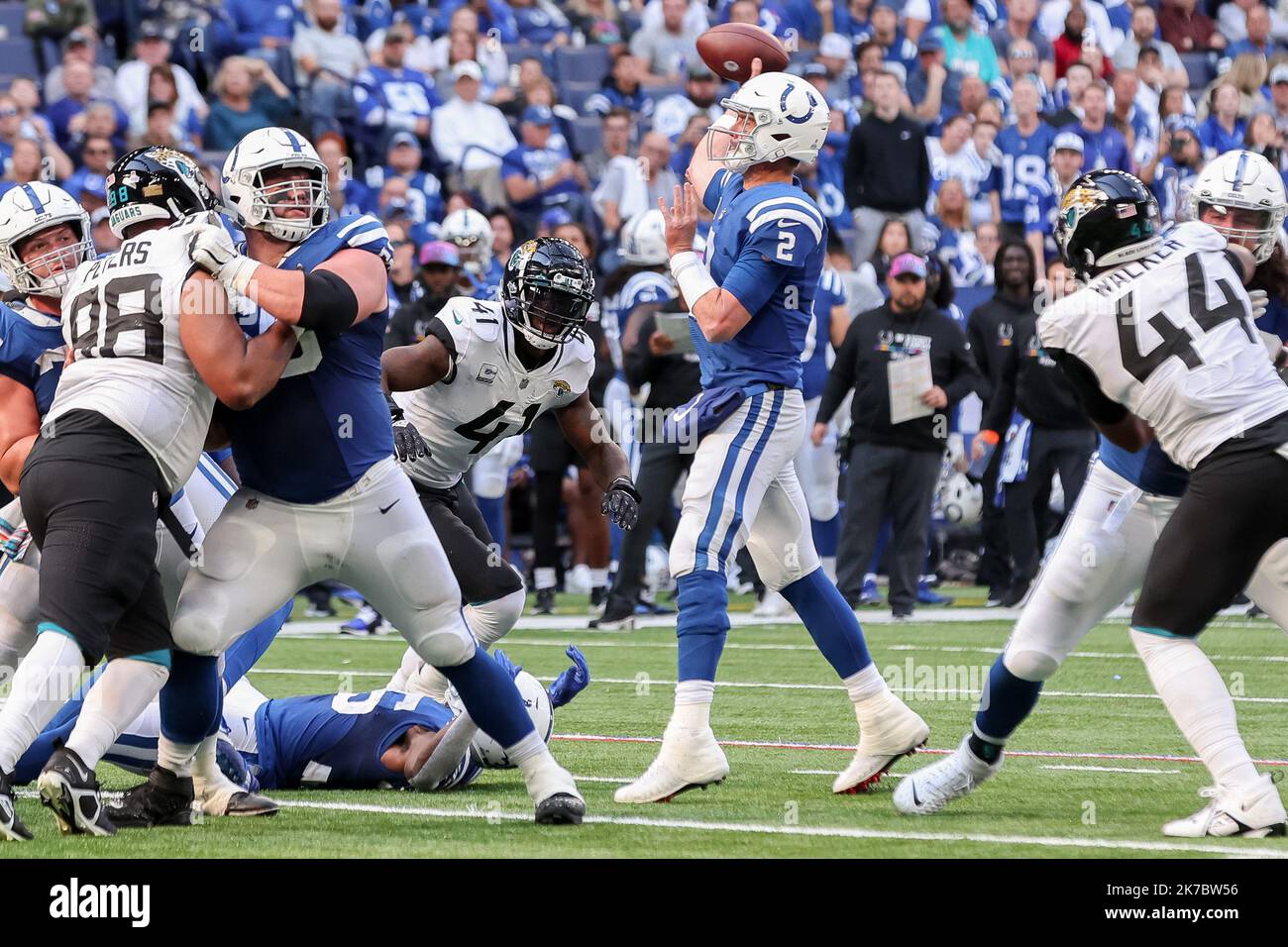 Indianapolis, Indiana, USA. 16th Oct, 2022. the game between the ...