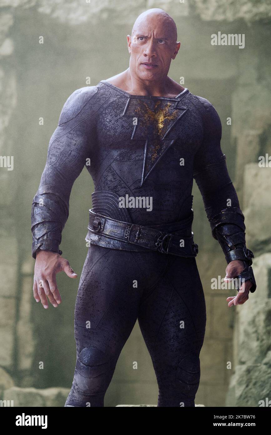 BLACK ADAM, Dwayne Johnson as Black Adam, 2022. ph: Frank Masi ...
