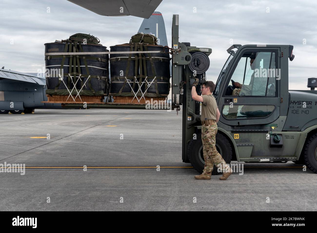 Airman 1st Class Riley Henagar, 36th Airlift Squadron loadmaster ...