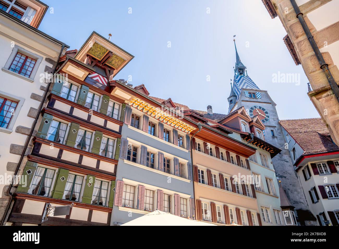 Historical city of Zug, Switzerland Stock Photo - Alamy