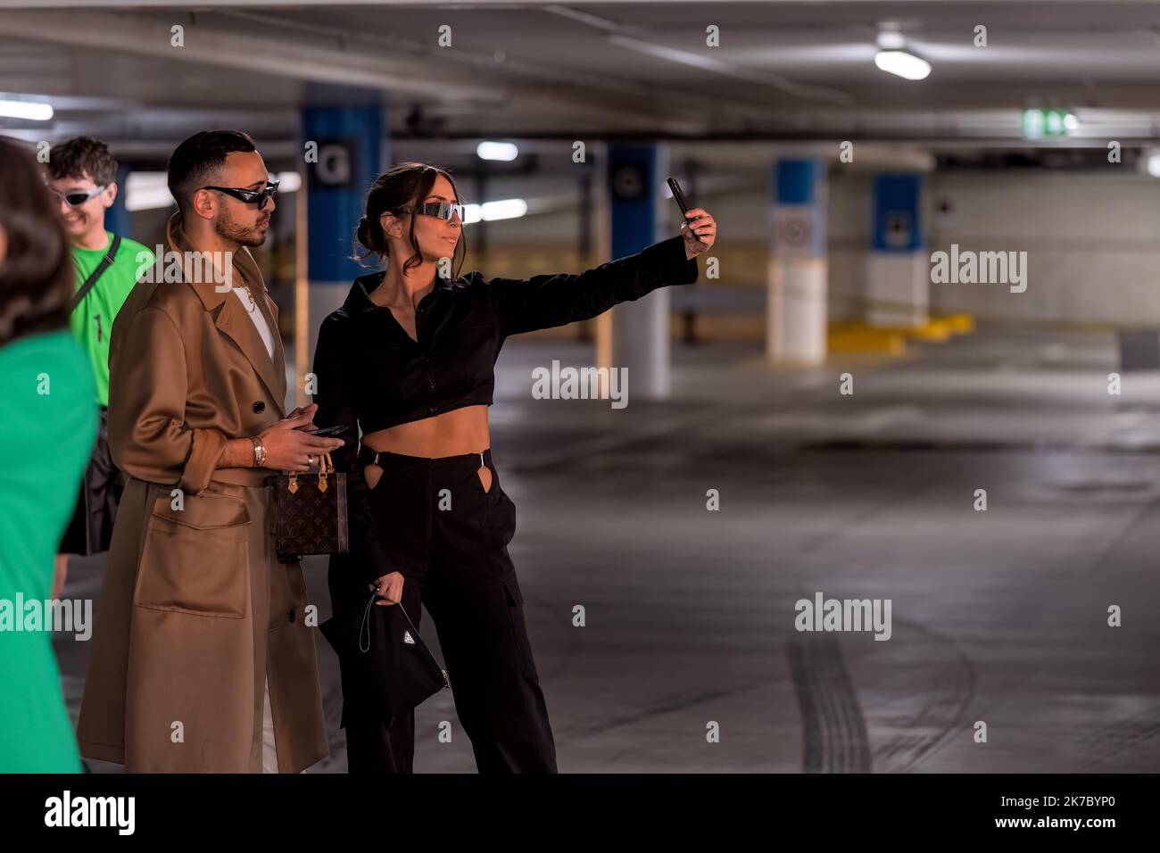 Melbourne, Australia, 14 October, 2022. Fashion influences and guests ...