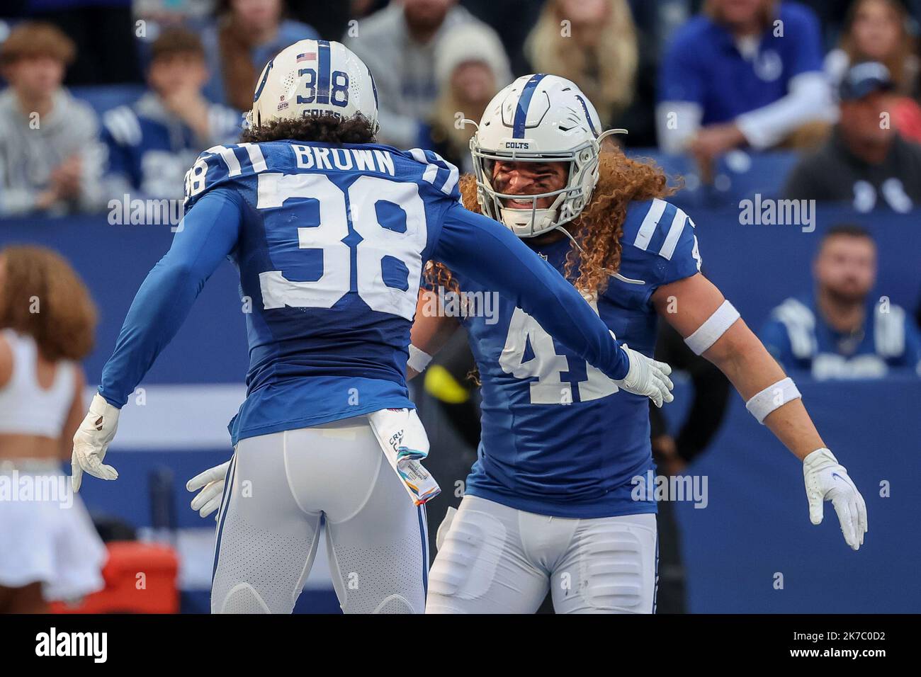 Indianapolis, Indiana, USA. 16th Oct, 2022. Indianapolis Colts ...