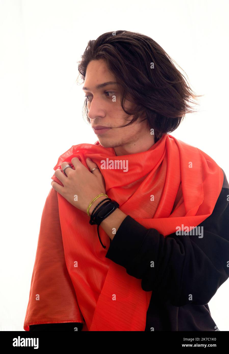 Fabric over face abstract hi-res stock photography and images - Alamy