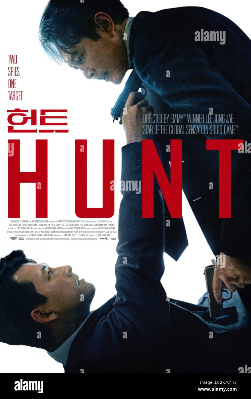 HUNT, (aka HEON-TEU), poster in English and Korean, from top: LEE Jung ...