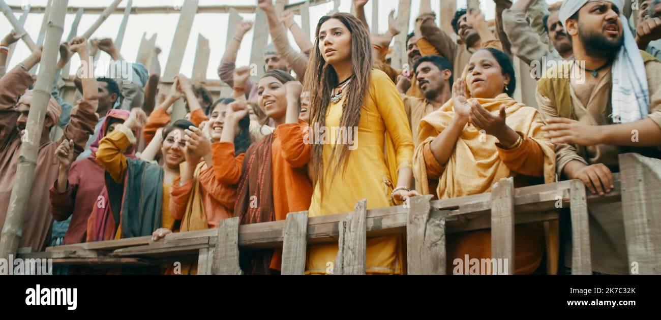 THE LEGEND OF MAULA JATT, Mahira Khan (center), 2022. © AAA Motion ...