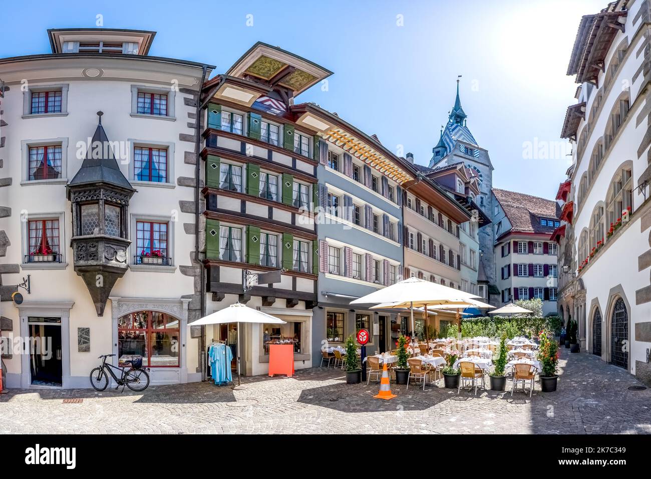 Historical city of Zug, Switzerland Stock Photo - Alamy