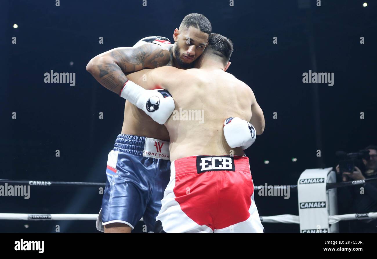 ©Laurent Lairys/MAXPPP - Tony Yoka of French and Christian Hammer of ...
