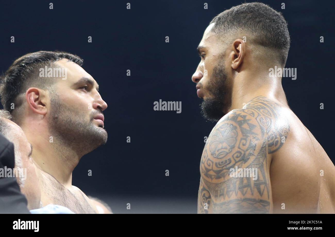 ©Laurent Lairys/MAXPPP - Tony Yoka of French and Christian Hammer of ...