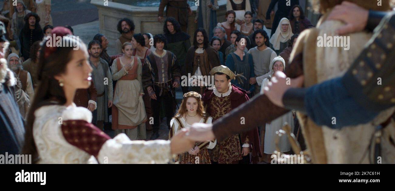 ROSALINE, from left: Isabela Merced, Kaitlyn Dever, Spencer Stevenson ...