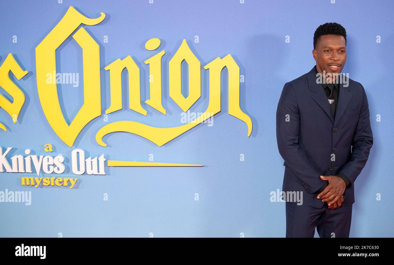 London, UK. Leslie Odom Jr at the "Glass Onion: A Knives Out Mystery ...