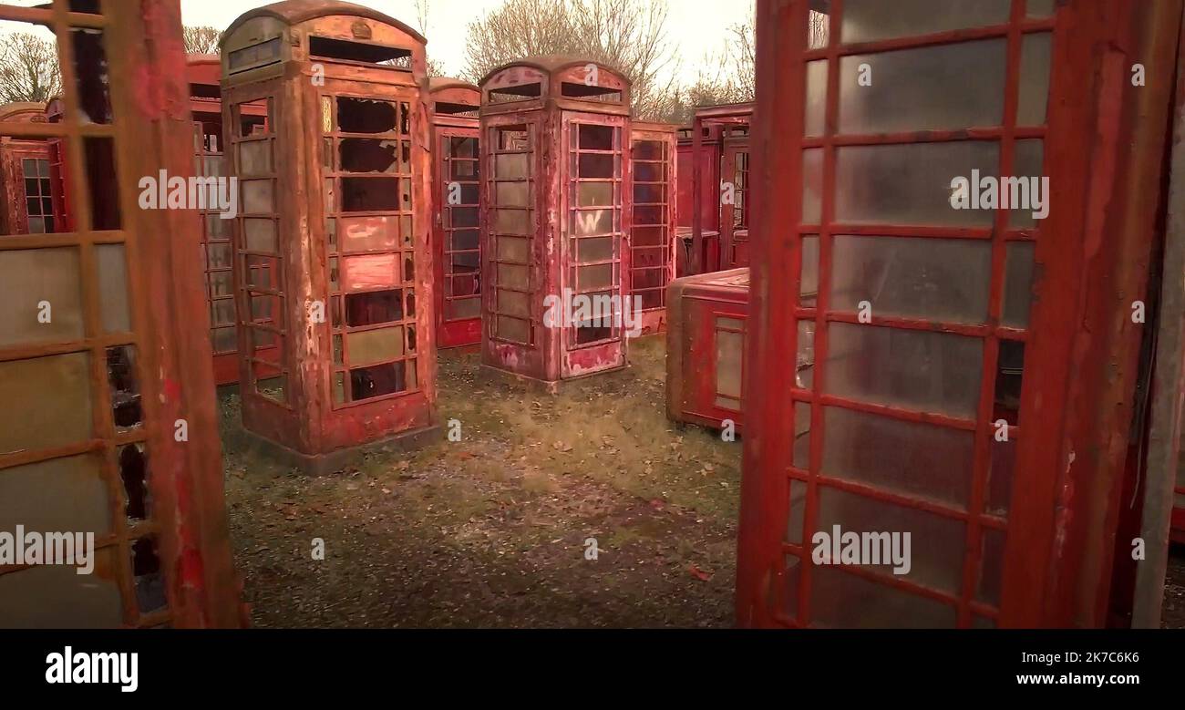 SCRAP, discarded telephone booths, 2022. © First Run Features ...