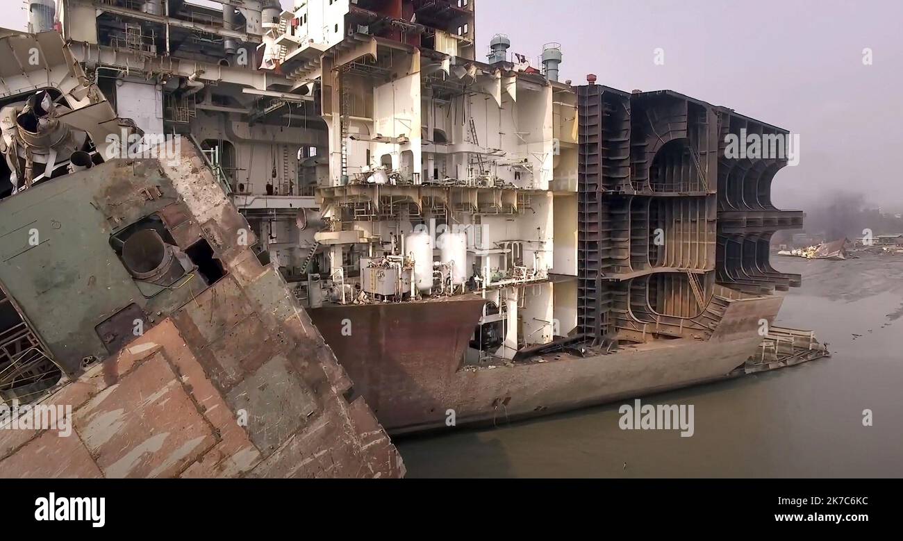 SCRAP, a decommissioned ship being salvaged for scrap metal, 2022 ...