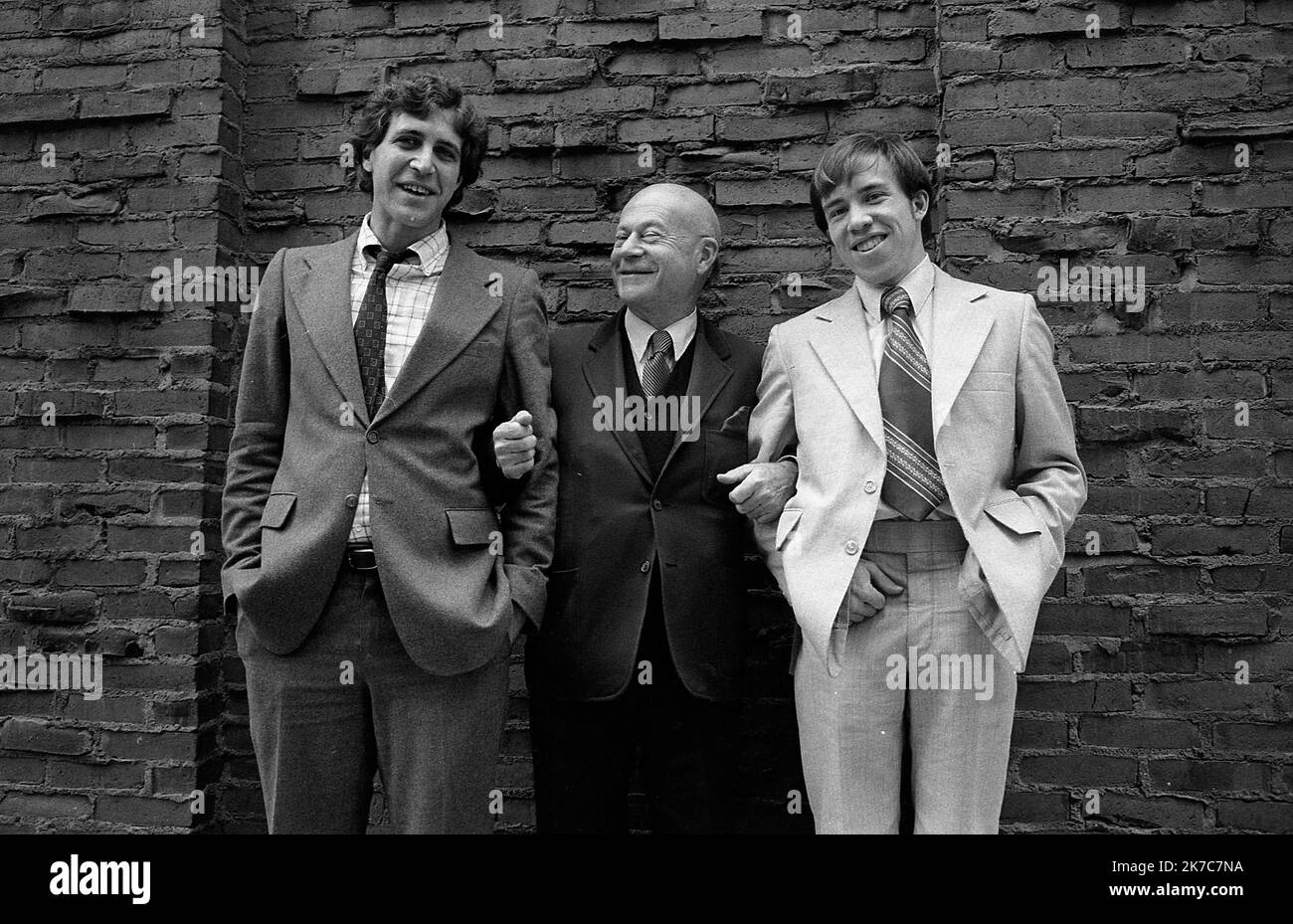 Arthur Rothstein (center) with his sons Robert and Daniel, New York ...