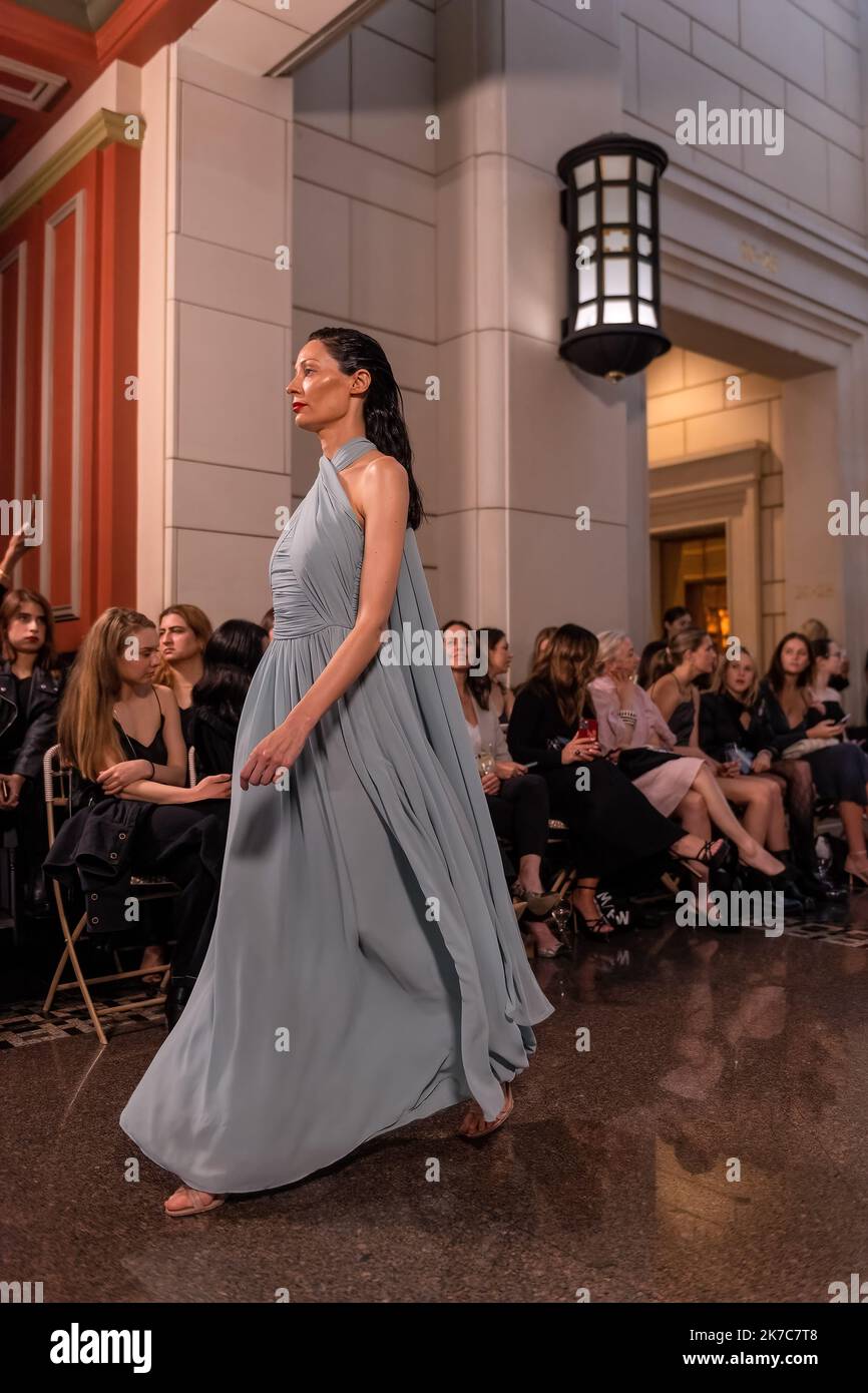Melbourne, Australia, 16 October, 2022. A model wearing an outfit by ...