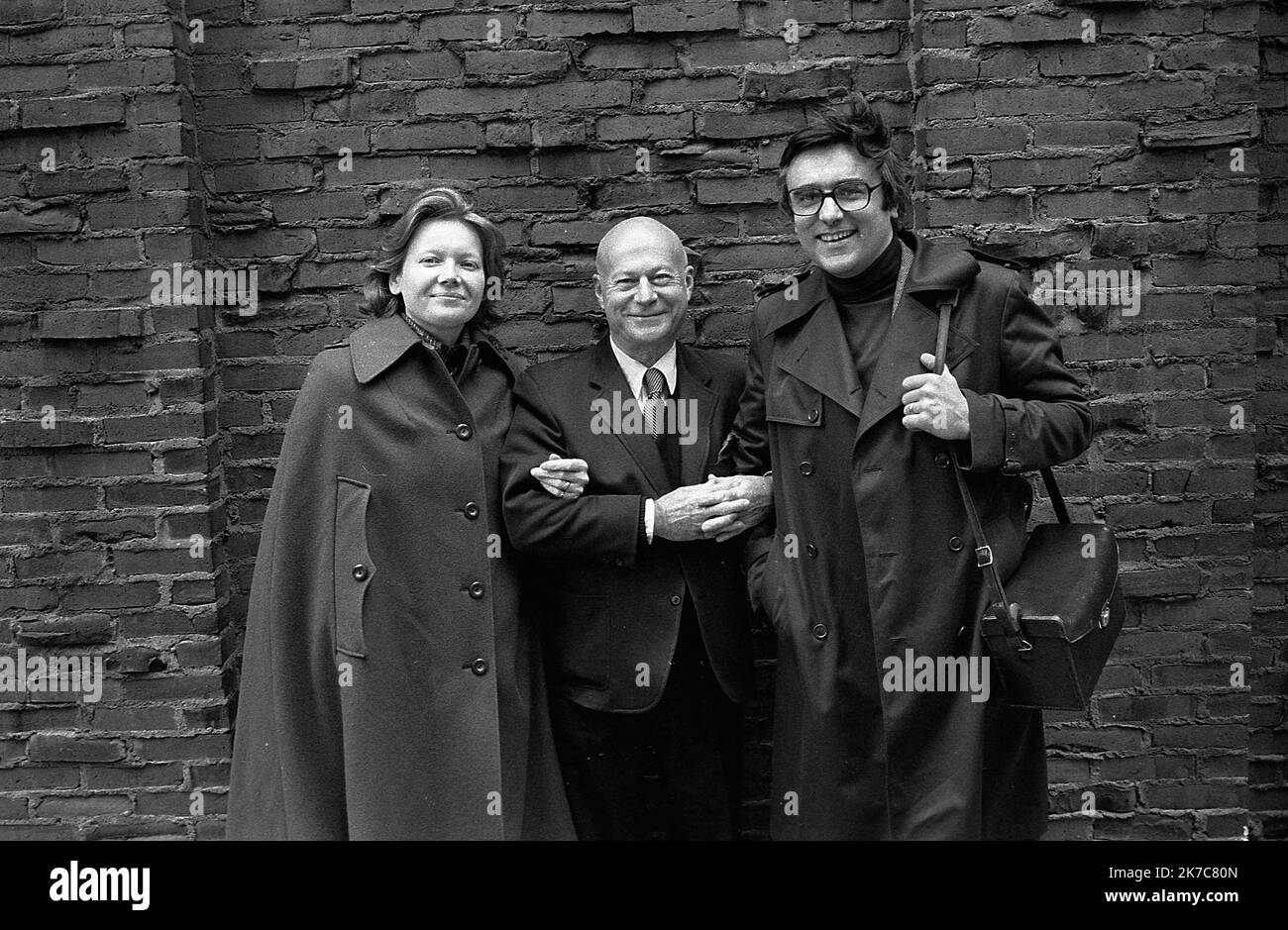 American photographer Arthur Rothstein (center) with Argentine ...