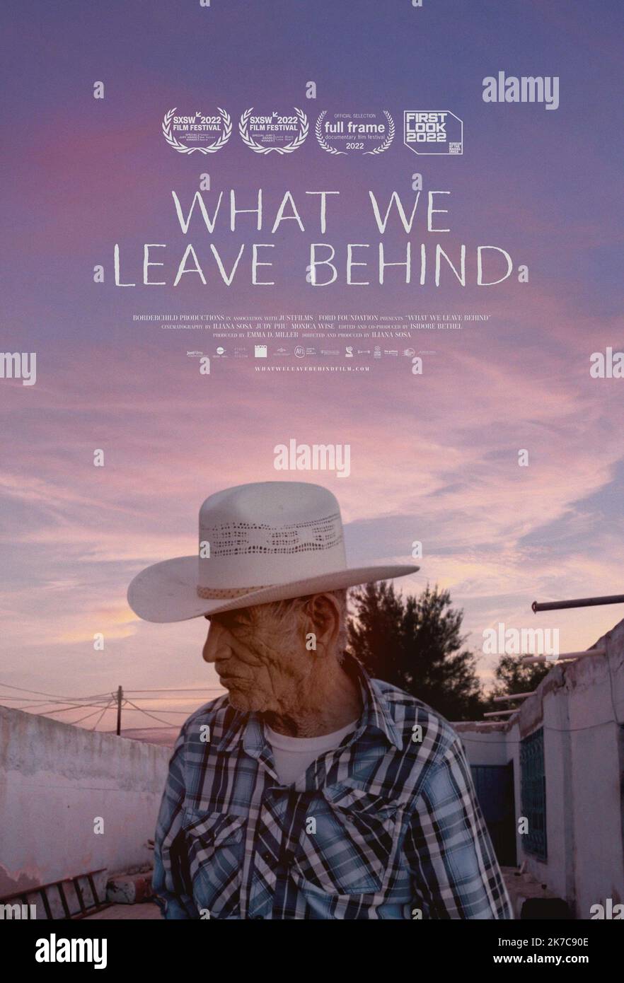 WHAT WE LEAVE BEHIND, 2022, US poster, Julian Moreno, 2022. © ARRAY ...