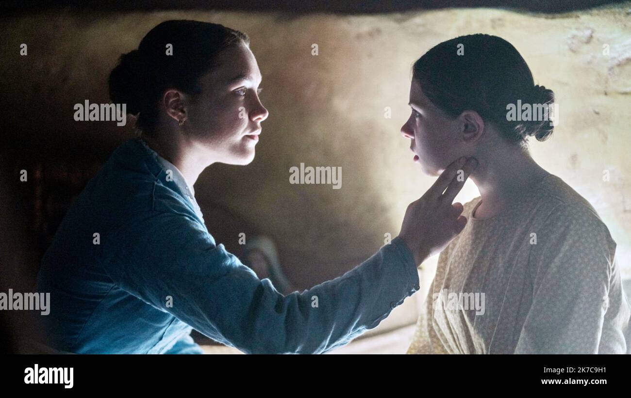 THE WONDER, from left: Florence Pugh, Kila Lord Cassidy, 2022. ph ...