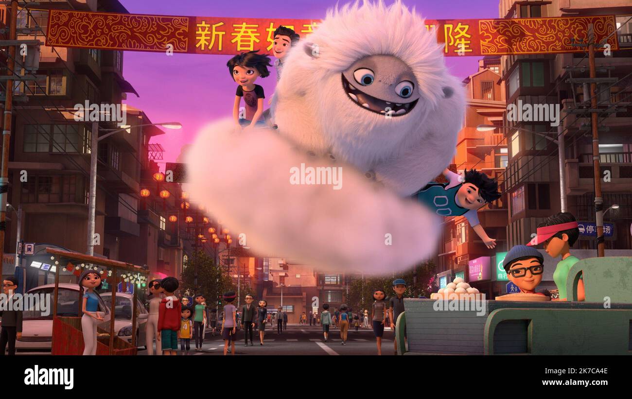 ABOMINABLE AND THE INVISIBLE CITY, from left: Yi (voice: Chloe Bennet ...