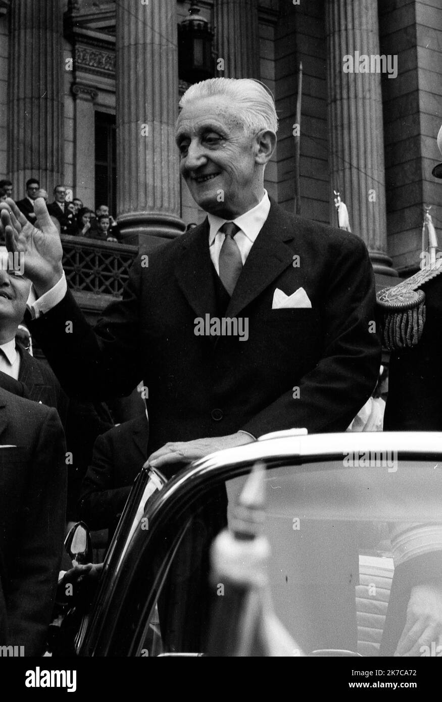 Arturo Illia assumes power as president of Argentina, October 12th ...