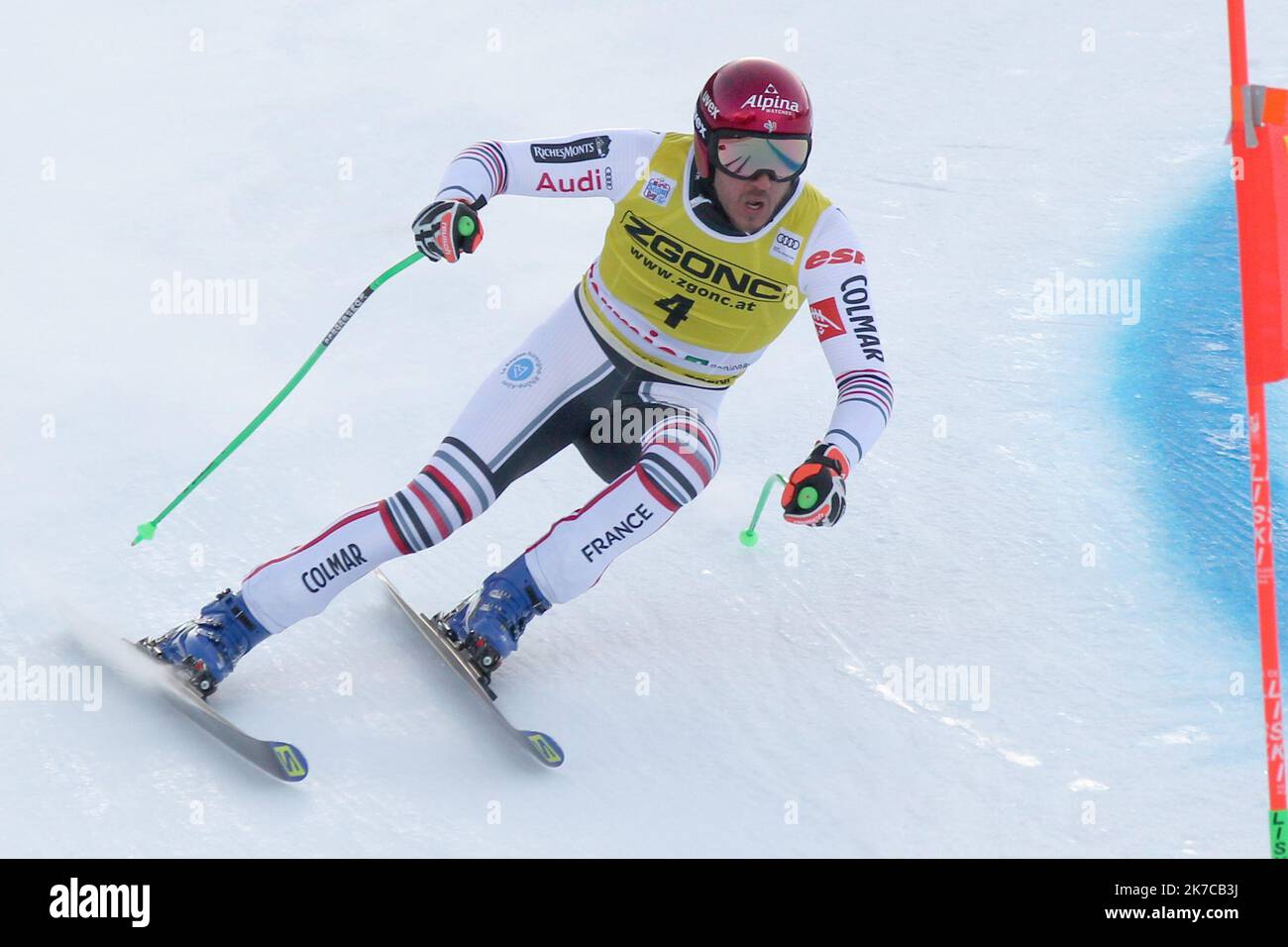 ©Andre Huber/MAXPPP ; Alpine Ski World Cup in Bormio, Italy on December ...
