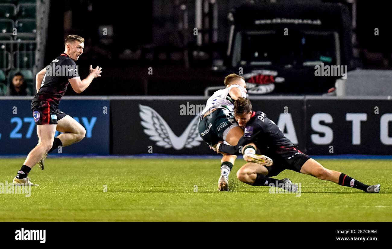 London, UK. 17th October, 2022. *** during the Premiership Rugby Cup ...