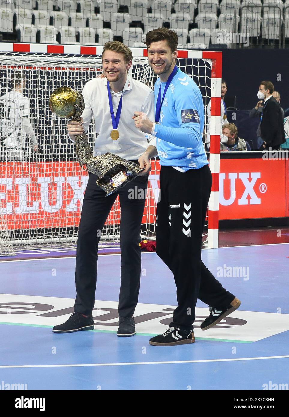 ©Laurent Lairys/MAXPPP - Niklas Landin of THW Kiel during the EHF ...