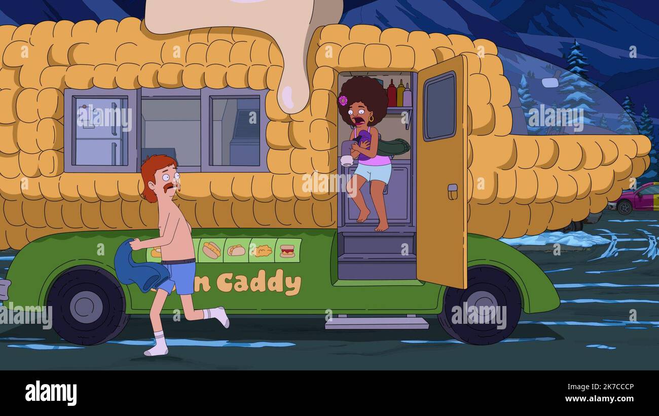 THE GREAT NORTH, from left: Wolf Tobin (voice: Will Forte), Honeybee ...